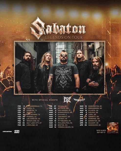 Breaking News: sabaton band Announces Final World, 2026 Tour – Dates ...