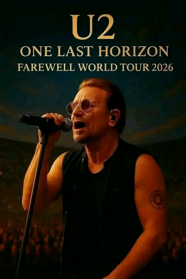 ONE LAST HORIZON! U2 Announces Farewell 2026 World Tour __Cities and ...