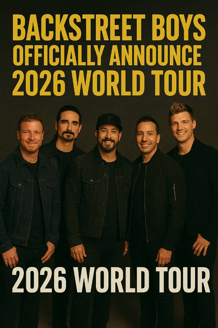 Backstreet boys Bids the World Farewell: Rock Legends Announce 2026 ...