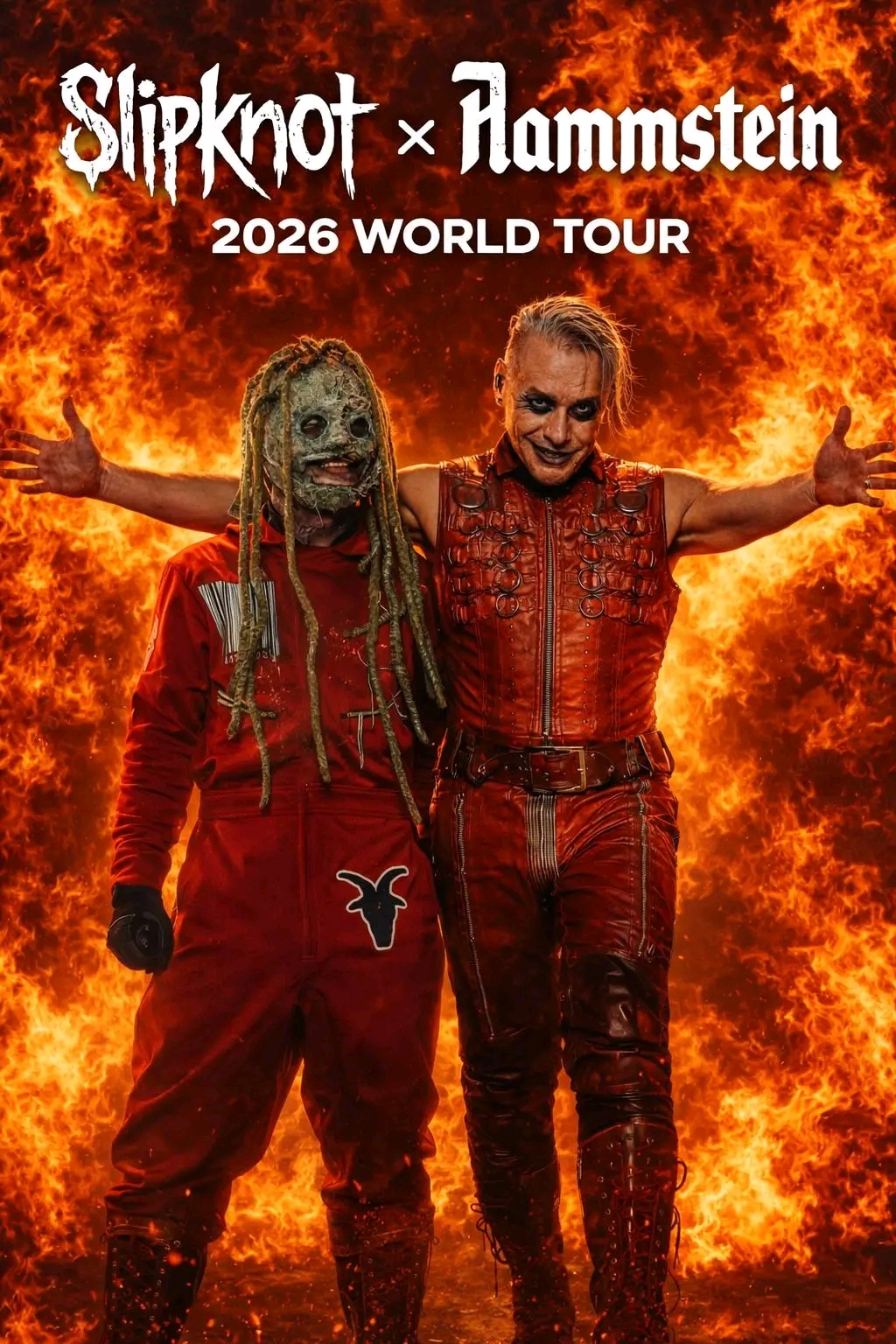 Slipknot and Rammstein Unite for Explosive 2026 World Tour — Dates and ...